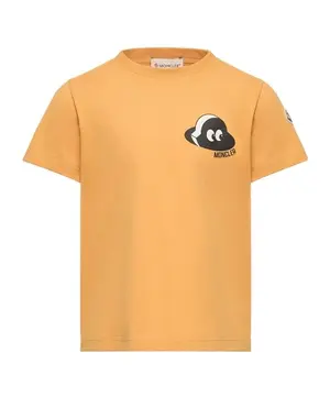 Moncler Tic Tac Toe Print Cotton Jersey T-shirt