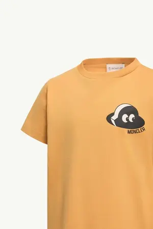 Moncler Tic Tac Toe Print Cotton Jersey T-shirt