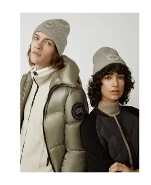 Canada Goose Logo Patch Beanie