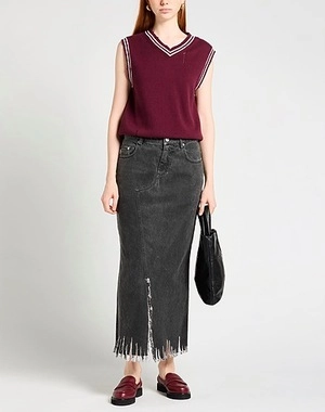 Marni Solid-color Denim Pencil Skirt
