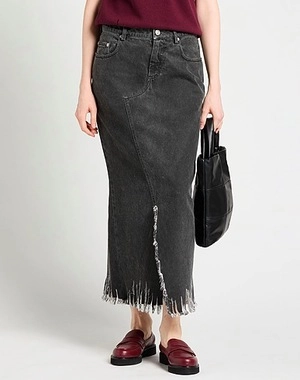 Marni Solid-color Denim Pencil Skirt