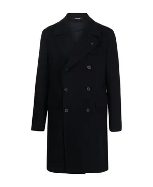 Tagliatore Double-breasted Flap Pocket Coat