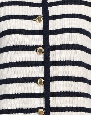Rag & Bone Striped Knitted Sweater With Pockets