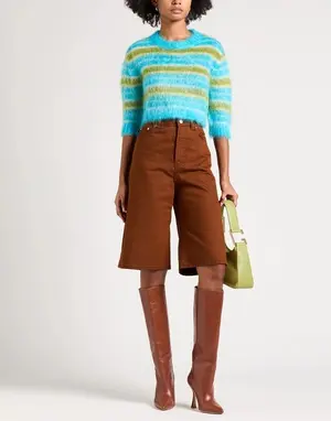 Marni Striped Intarsia-knit Jumper