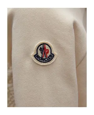Moncler Wool Jacquard Two-piece Set With Hooded Sweater And Skirt