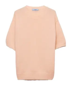 Prada Wool And Cashmere Crew-neck Sweater