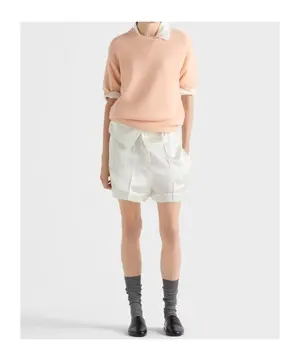 Prada Wool And Cashmere Crew-neck Sweater
