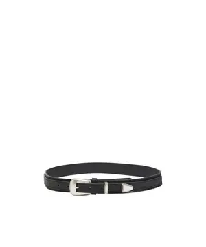 LEMAIRE Western-style Cowhide Belt - Black