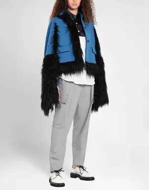 MAISON MARGIELA Two-tone Wool Sleeveless Coat