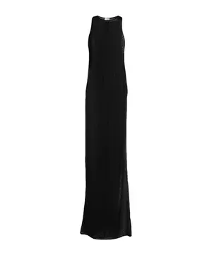 Saint Laurent Round Neck Sleeveless Maxi Dress