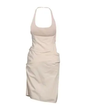 Jacquemus Halterneck Pleated Midi Dress