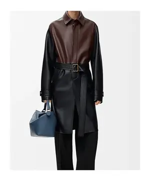 Loewe Napa Lambskin Belted Coat