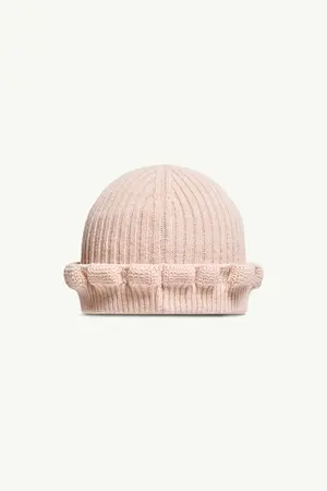 Moncler Ruffle-trimmed Wool Cashmere Beanie