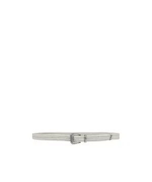 Brunello Cucinelli Woven Belt With Leather Lining