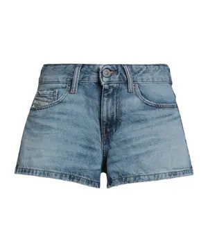 DIESEL® Medium Wash Denim Hot Pants