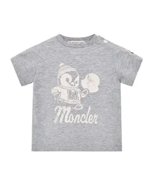 Moncler Stretch Cotton Jersey T-shirt With Graphic
