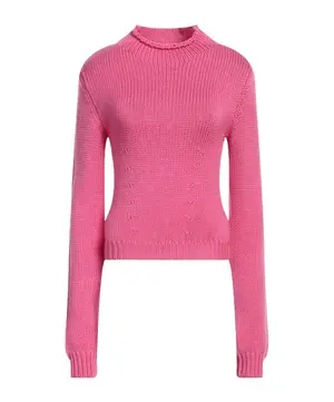 Marni Solid Color Thickened Knit Sweater - Pink