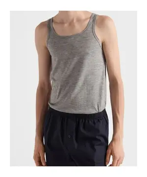 Prada Cashmere And Silk Tank Top