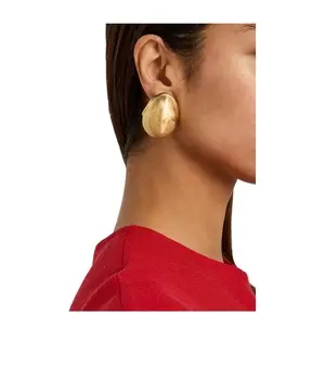 Jacquemus Les Bouclés Raisin Brushed Drop Earrings