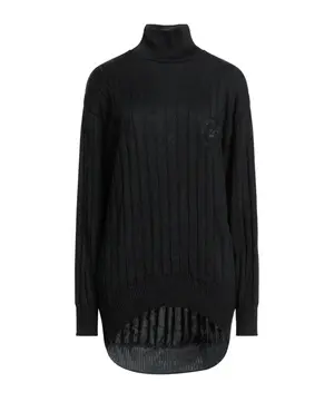 Balenciaga Ribbed Turtleneck Knit Sweater