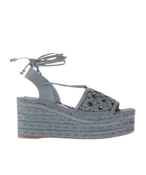 Tory Burch Wedge Sandals - Gray