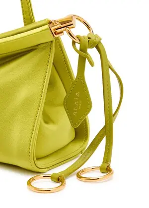 Alaïa Satin Shoulder Bag - Yellow