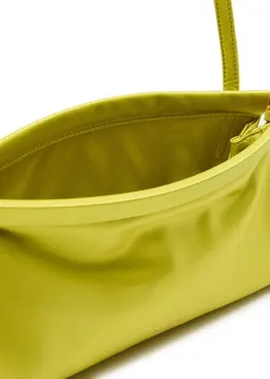 Alaïa Satin Shoulder Bag - Yellow