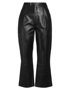 Saint Laurent High-waisted Leather Pants