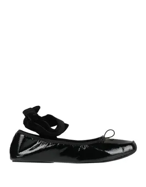 Tory Burch Patent Leather Square-toe Ballet Flats