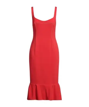 Marni Sleeveless Flared Dress With Piped Trims
