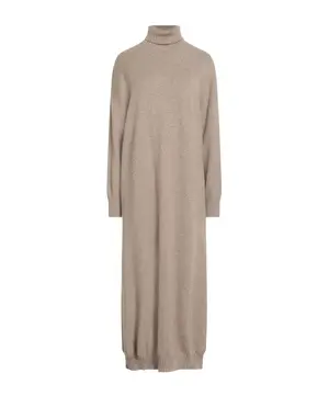 Brunello Cucinelli Cashmere Knit Dress - Nude