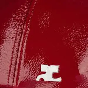 COURREGES Patent Logo Cap - Red