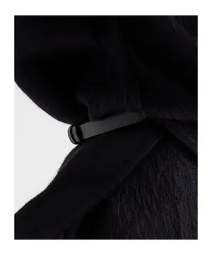 Prada Single-breasted Velour Caban Jacket With Shawl Collar - Blue