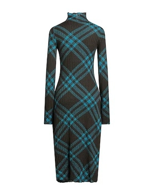 Burberry Tartan Knit Sheath Dress