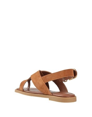 Rag & Bone Suede Toe Strap Flat Sandals