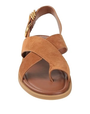 Rag & Bone Suede Toe Strap Flat Sandals