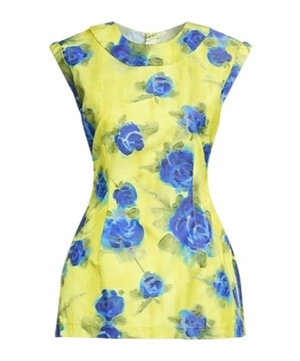 Marni Satin Sleeveless Top - Yellow