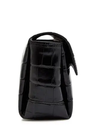 TOTEME Crocodile Embossed Leather Handbag