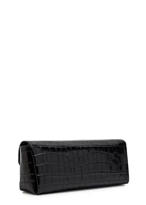 TOTEME Crocodile Embossed Leather Handbag