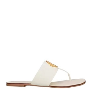 Tory Burch Flip Flops - White