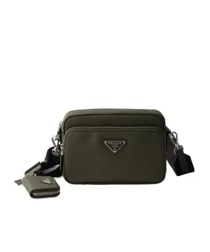 Prada Saffiano Leather Shoulder Bag - Loden