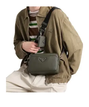 Prada Saffiano Leather Shoulder Bag