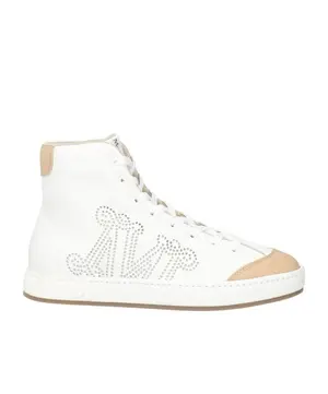 Max Mara Round Toe High Top Casual Shoes - White