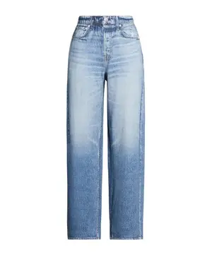 Rag & Bone Plain Colour Wide-leg Trousers - Blue