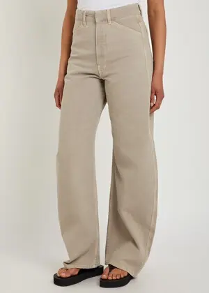 LEMAIRE High-waisted Barrel Leg Jeans