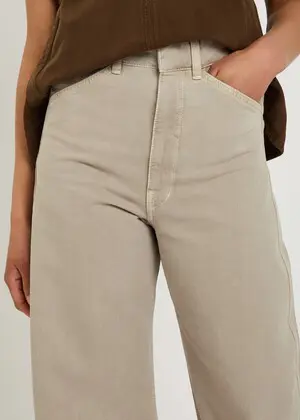 LEMAIRE High-waisted Barrel Leg Jeans