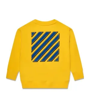 Off-White Baseball Logo Cotton Sweatshirt