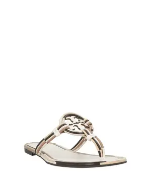 Tory Burch Multicolor Leather Thong Sandals