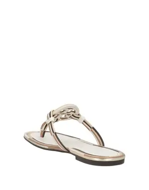 Tory Burch Multicolor Leather Thong Sandals