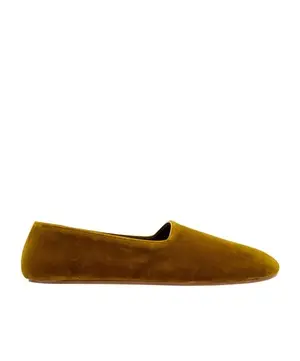 THE ROW Slip-on Flat Shoes - Brown